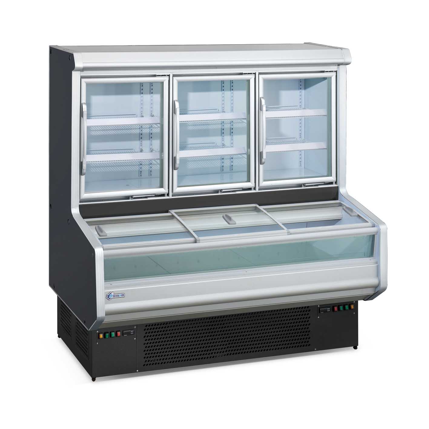 Supermarket Plug-in Combined Chiller And Freezer
